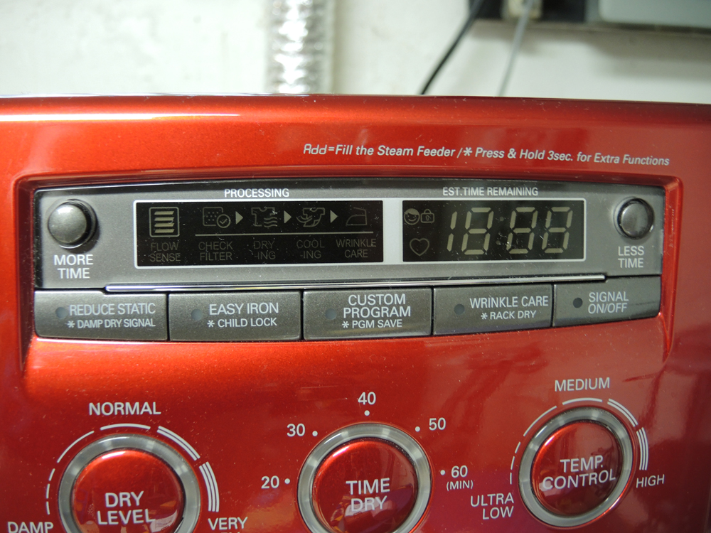 LG Cherry Red Front Loading HE Washer and Dryer Set | EBTH