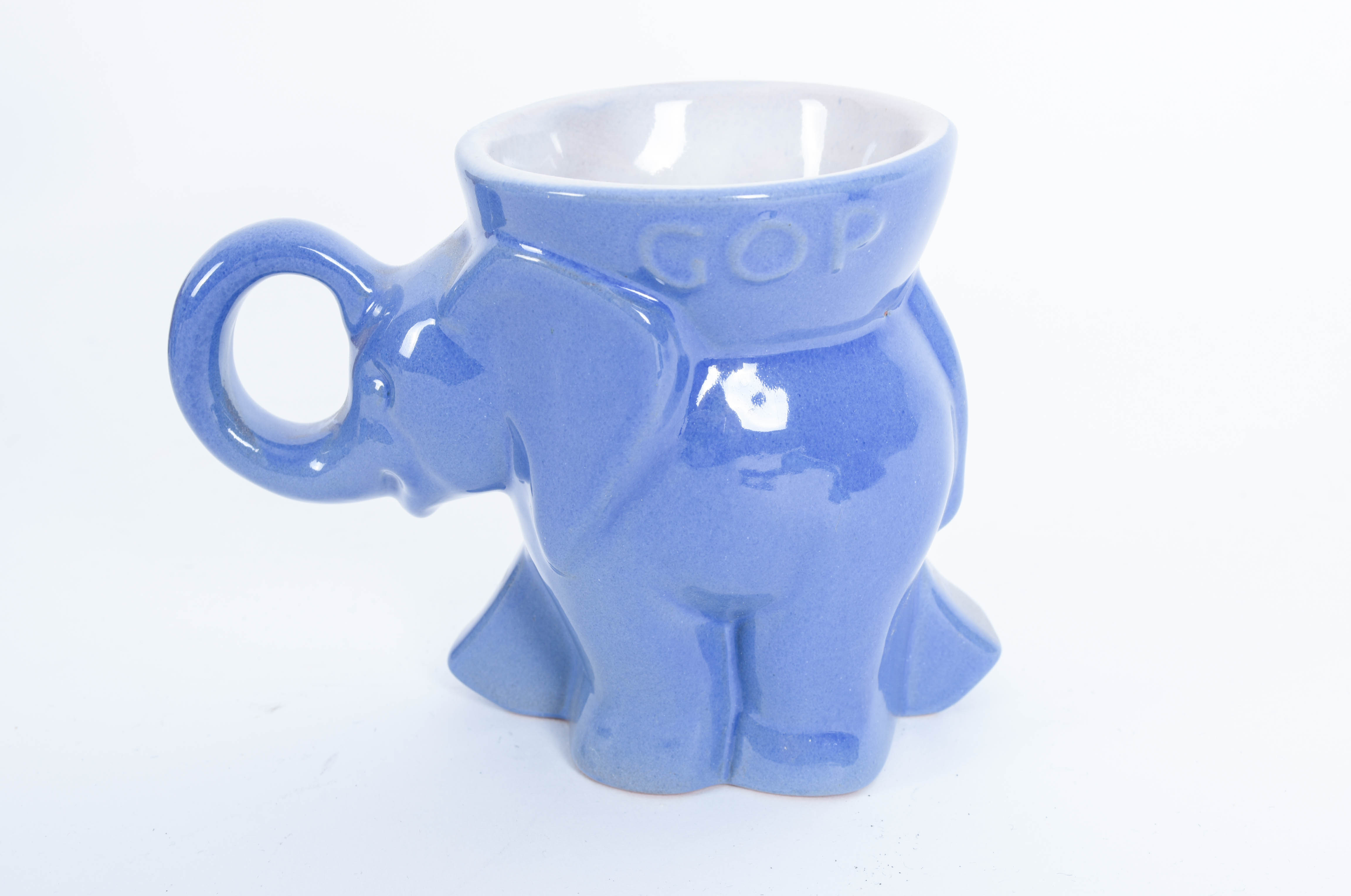Vintage Frankoma Pottery G.O.P. Campaign Mugs | EBTH