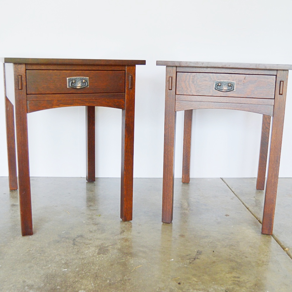 Pair of Stickley Arts and Crafts Style Side Tables | EBTH
