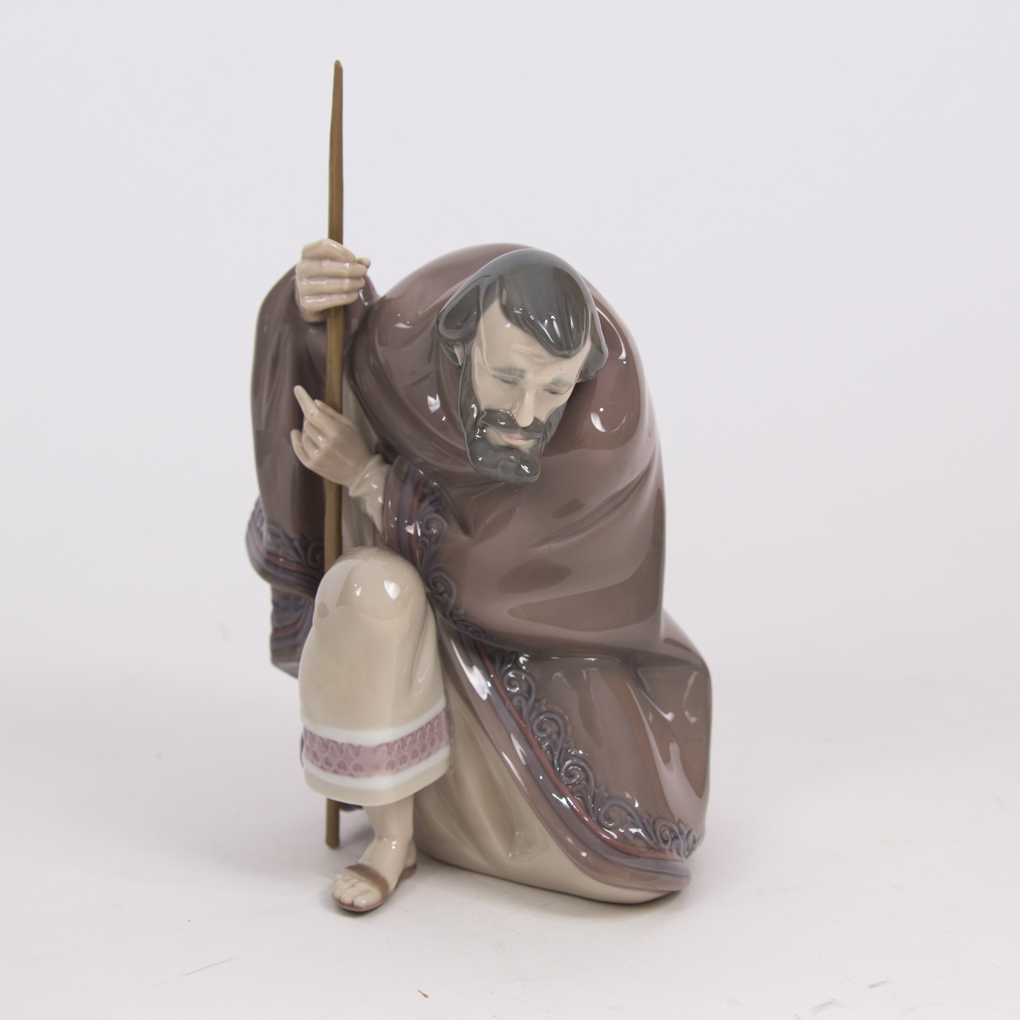 Lladro Porcelain Joseph Nativity Scene Figurine | EBTH