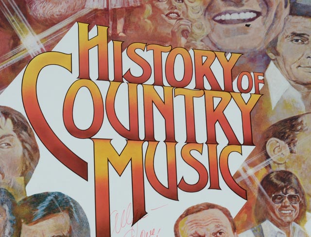 Autographed "History of Country Music" Poster | Everything But The House
