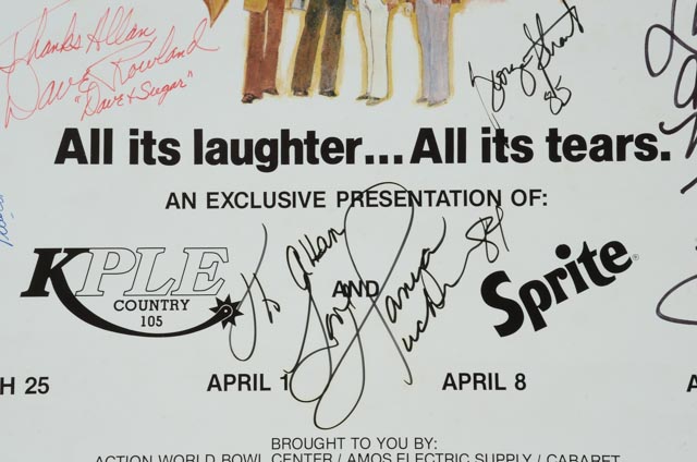 Autographed "History of Country Music" Poster | Everything But The House