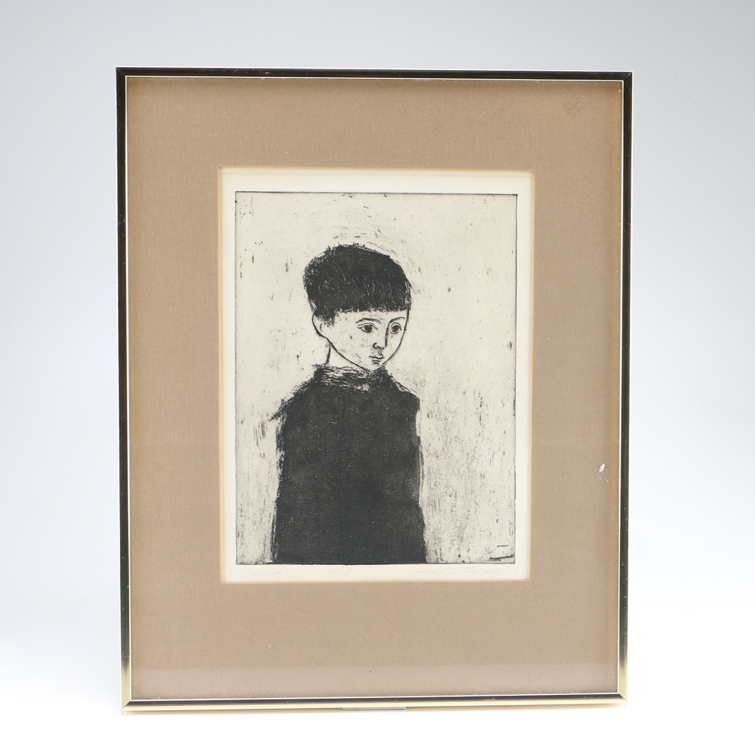 Hazel Witte 1966 Limited Edition Etching "David" | EBTH