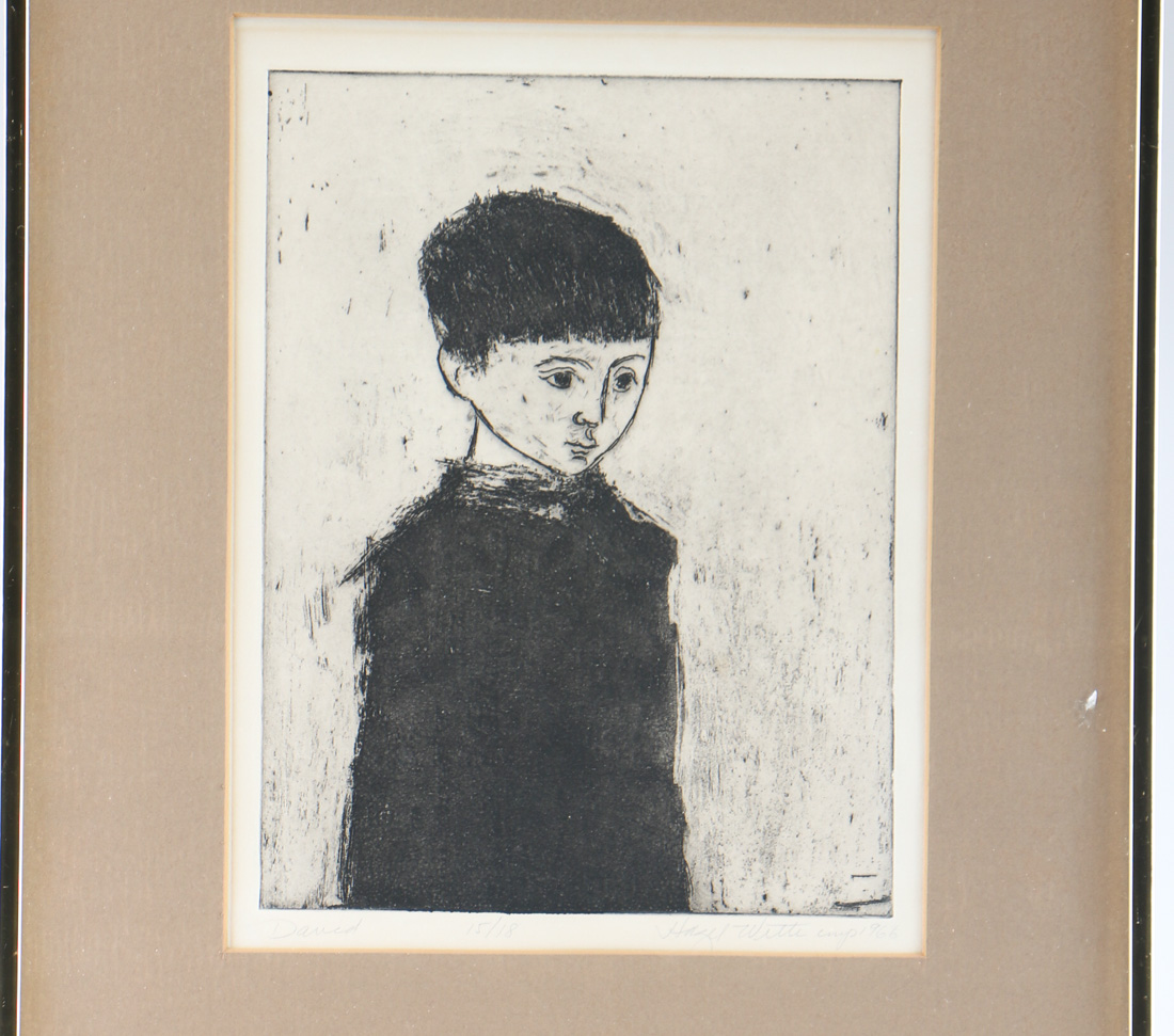 Hazel Witte 1966 Limited Edition Etching "David" | EBTH