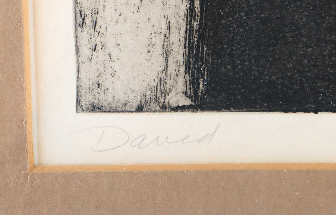 Hazel Witte 1966 Limited Edition Etching "David" | EBTH
