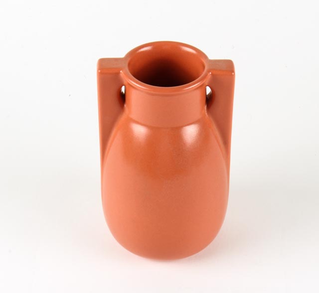 Teco Pottery Prairie School Style Salmon Vase | Everything But The House