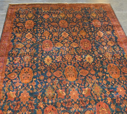 Samad Noble House Handwoven Wool Area Rug | EBTH