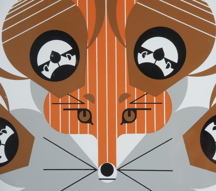 Charley Harper Signed Limited Edition Fox Serigraph "Quailsafe" | EBTH