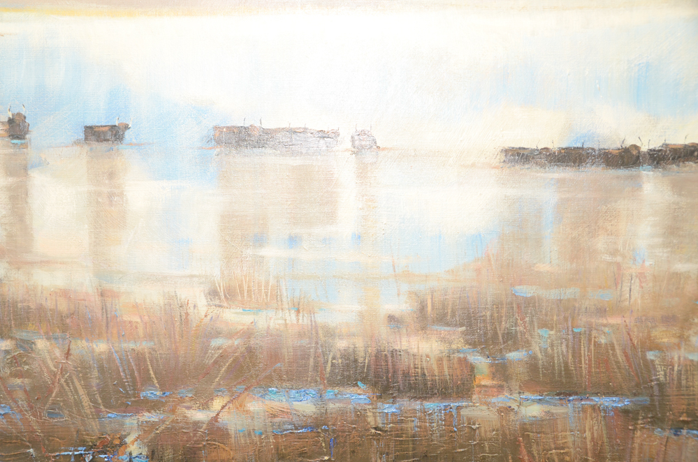Winsberg "Miroitement" Oil Painting on Canvas | EBTH