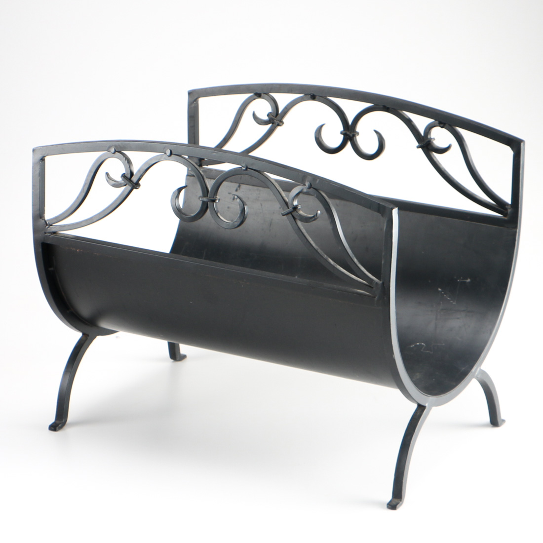 Wrought Iron Firewood Rack | EBTH