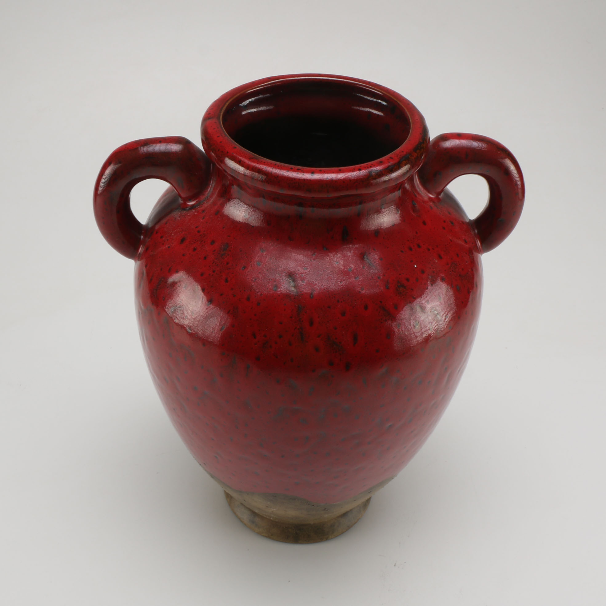 Southern Living Red Handled Ceramic Jar | EBTH