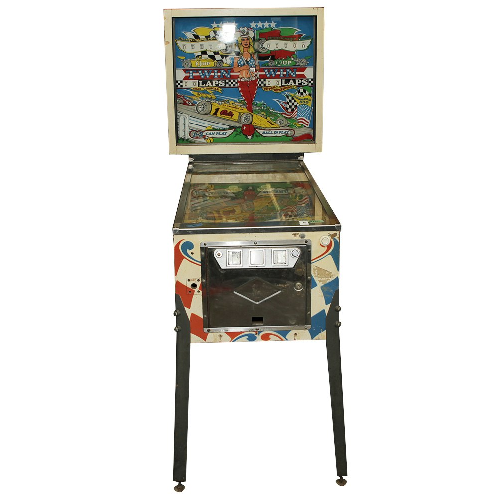 Vintage Twin Win Pinball Machine By Bally Ebth