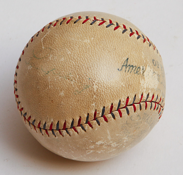 Babe Ruth and Lou Gehrig Autographed Baseball | EBTH