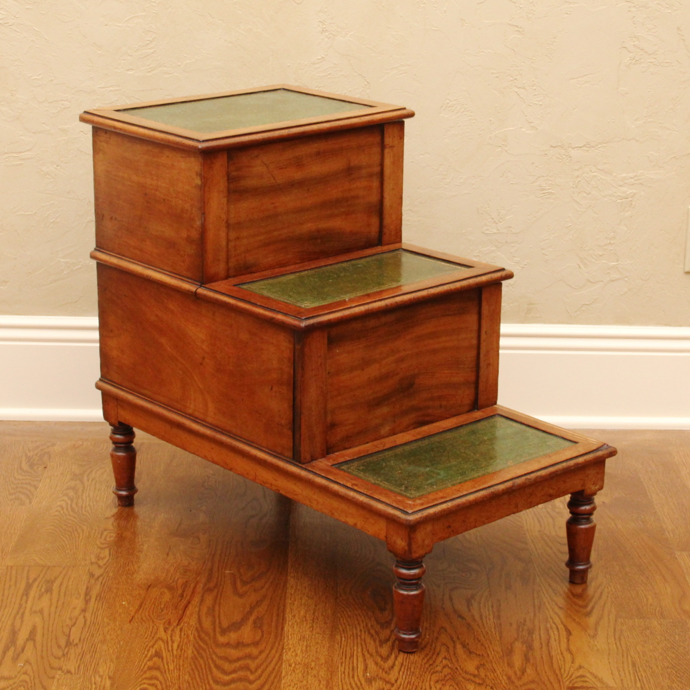 Antique Steps Side Table with Hidden Storage | Everything But The House