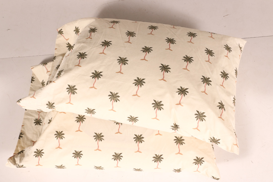 Queen Comforter Set With Palm Tree Design | EBTH