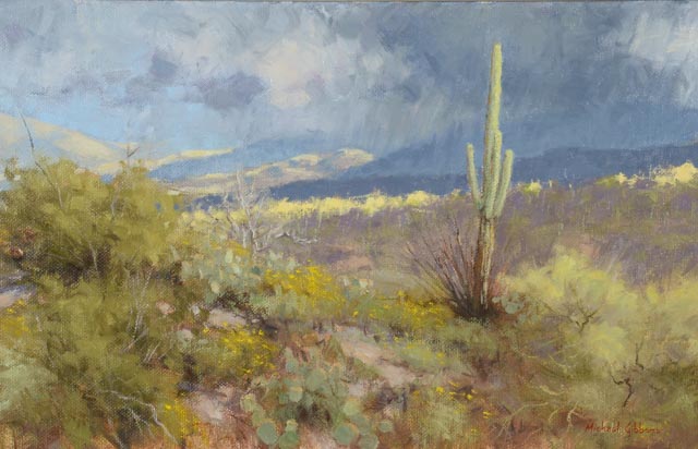 Michael Gibbons Original Oil Landscape Painting on Canvas | EBTH