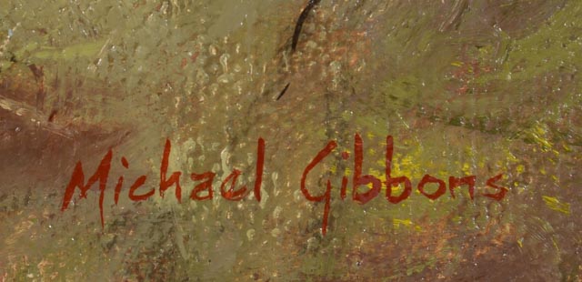 Michael Gibbons Original Oil Landscape Painting on Canvas | EBTH