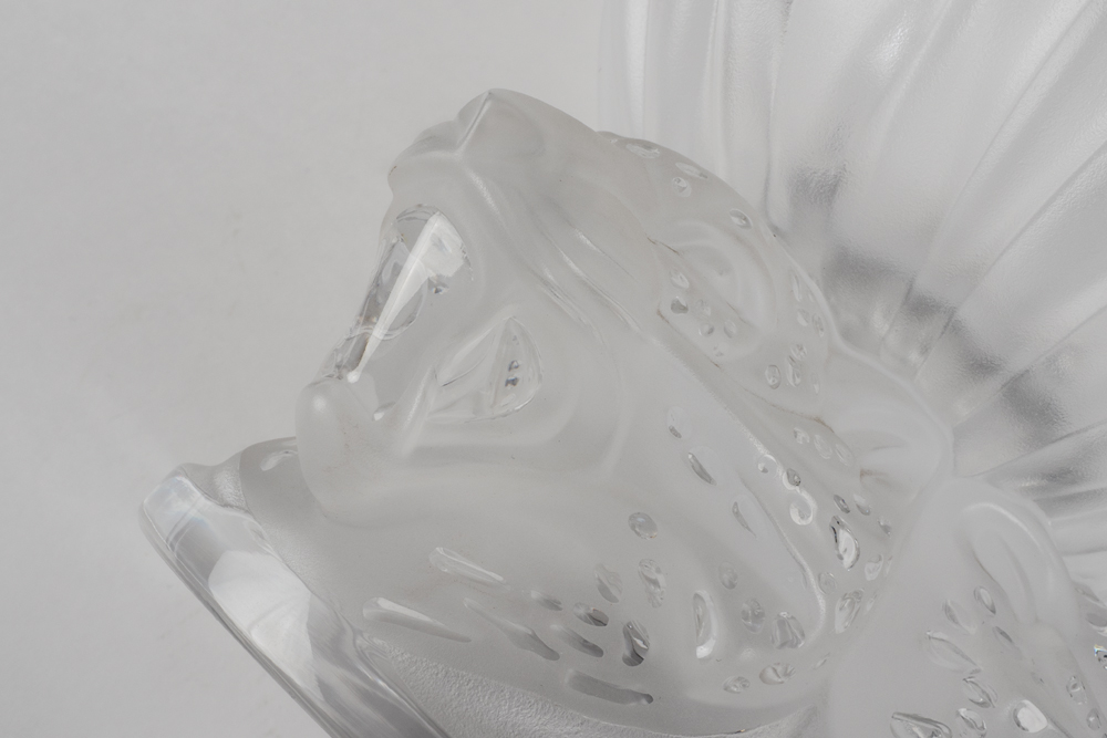 Lalique Leopard Footed Vase | Everything But The House