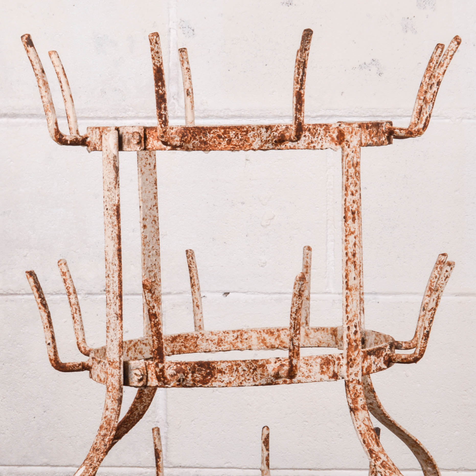 Vintage French Bottle Rack | EBTH