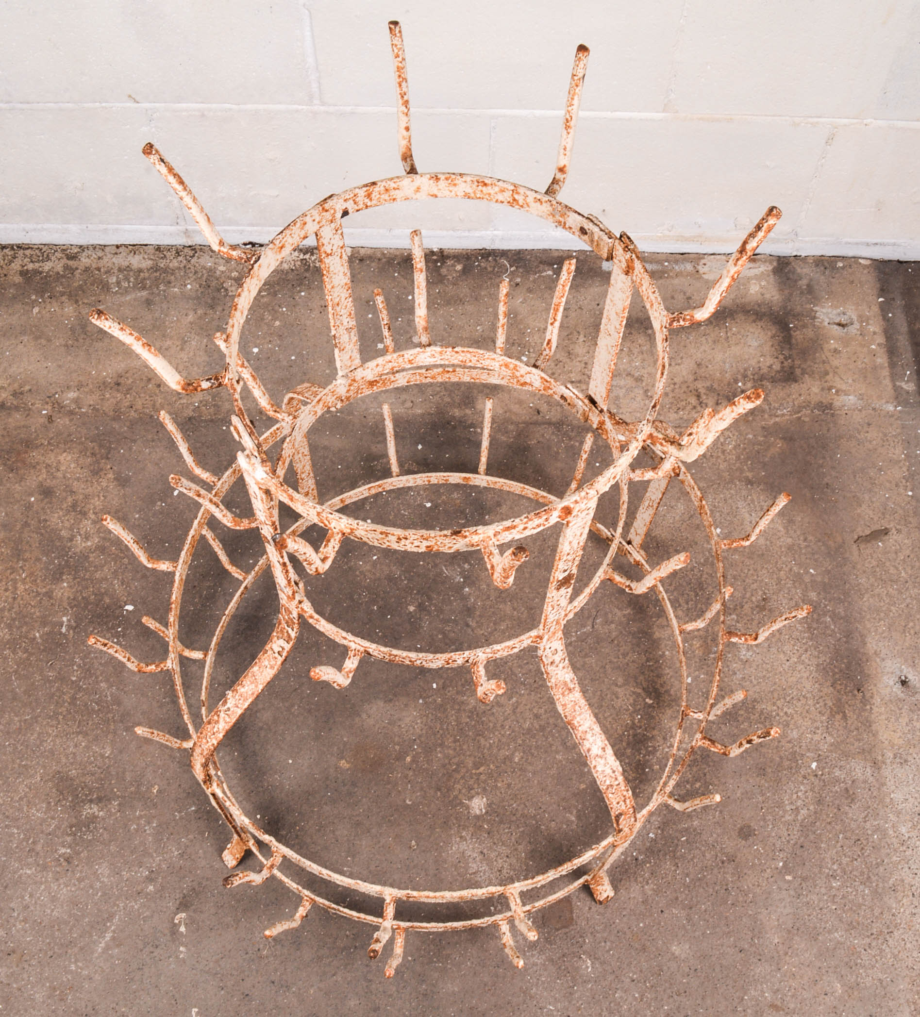 Vintage French Bottle Rack | EBTH