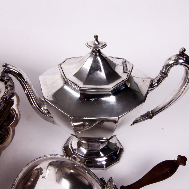 Assortment of Silver Plate Tableware | EBTH