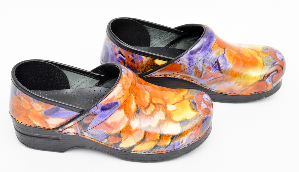Two Pairs of Colorful Dansko Clogs | EBTH