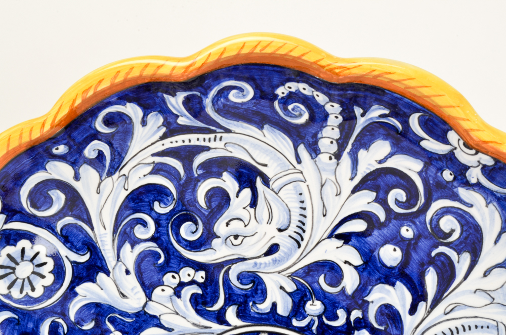 Hand Painted Deruta Platter | EBTH