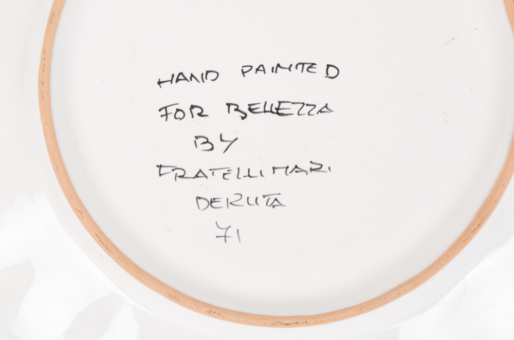 Hand Painted Deruta Platter | EBTH