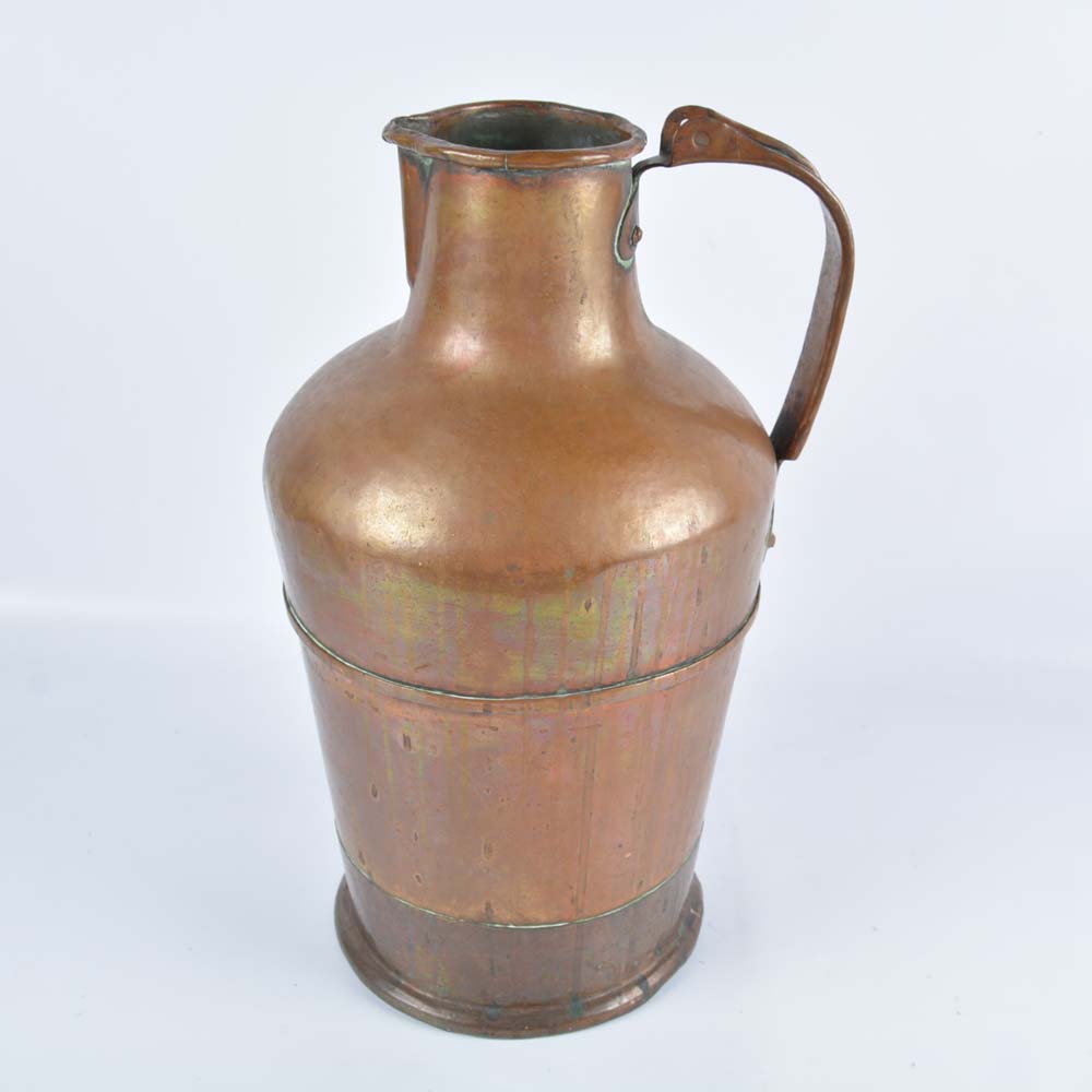 Large Copper Pitcher | EBTH