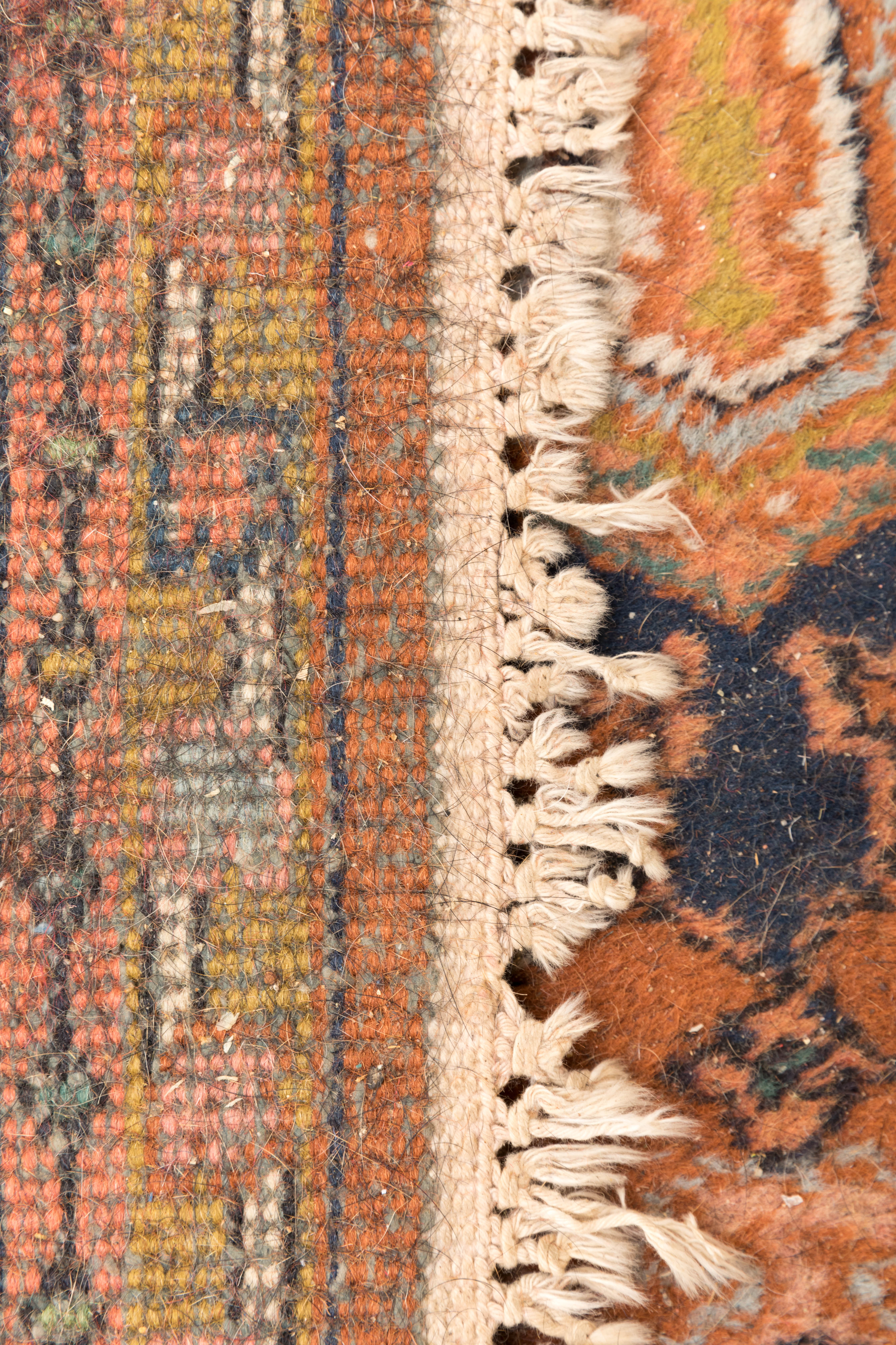Handwoven Wool Indo-Heriz Area Rug | EBTH