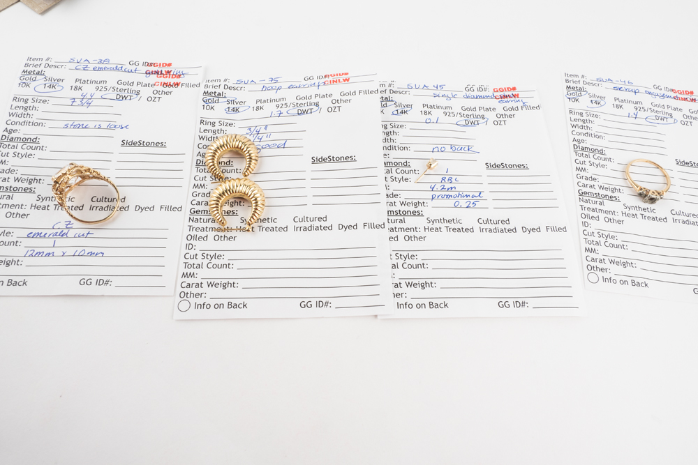 14K Yellow Gold Jewelry and 14K Scrap Ring Mounting | EBTH