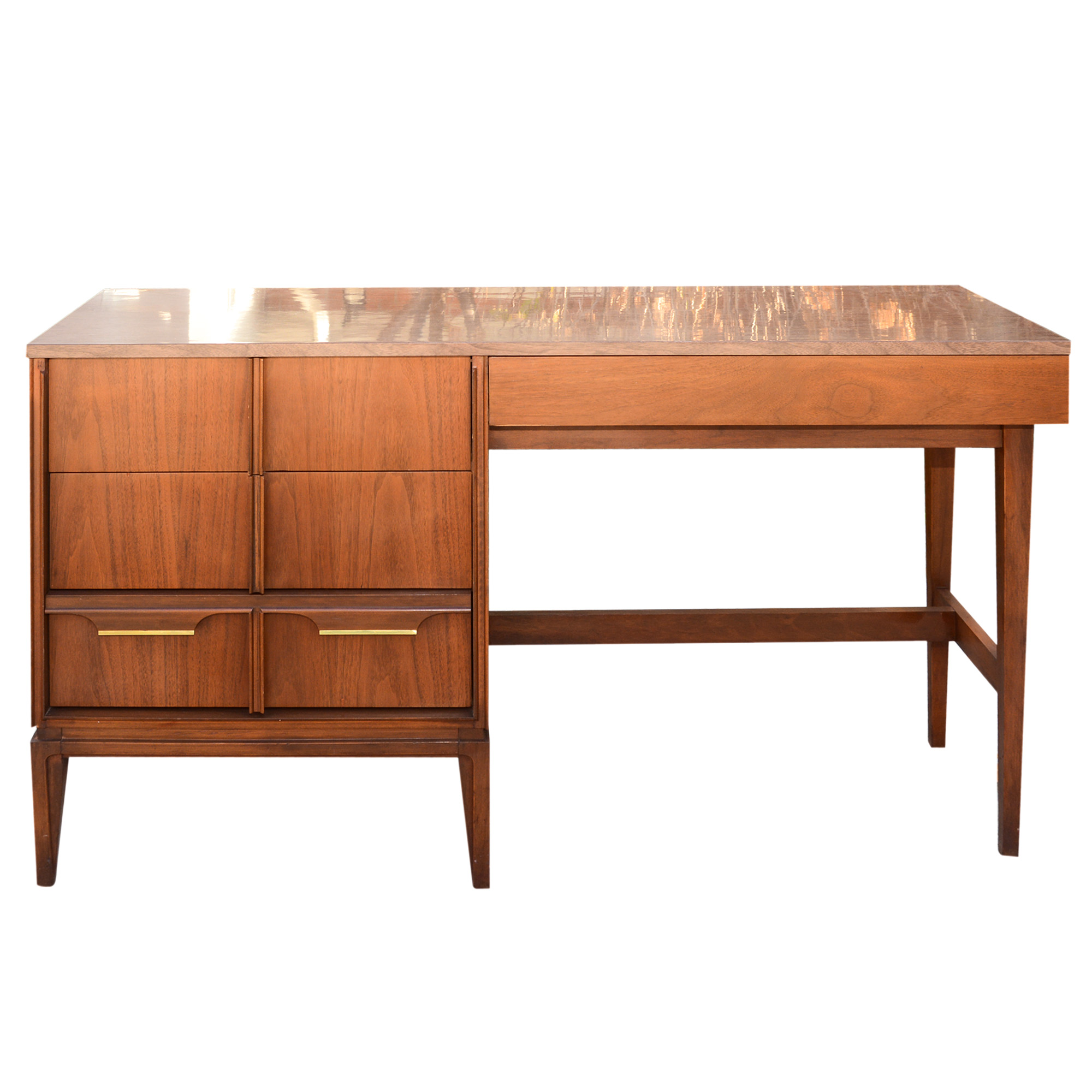 Mid Century Modern Walnut Desk by Basic-Witz | EBTH