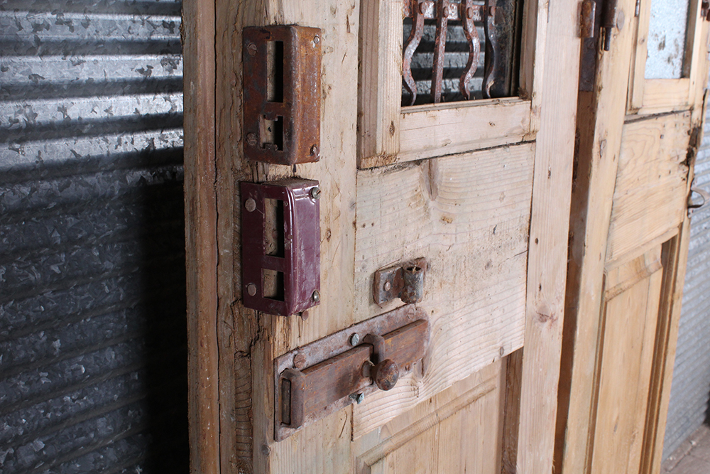 Primitive Carved Wooden Door Panels | EBTH