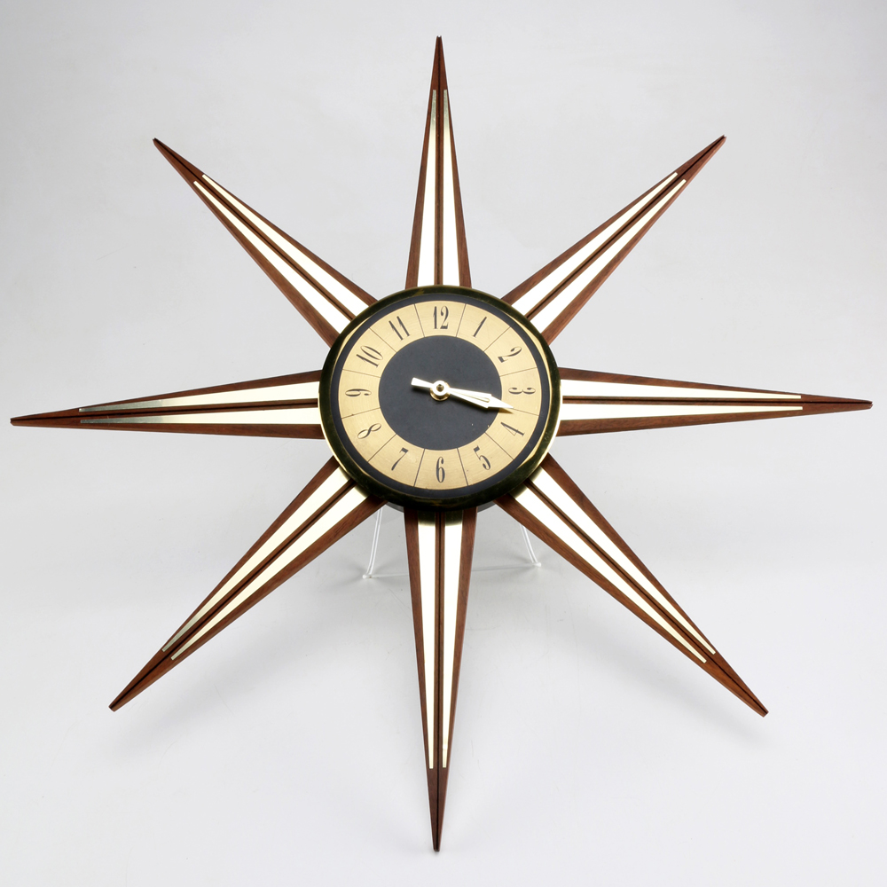 Vintage Sears Roebuck Sunburst Clock | EBTH