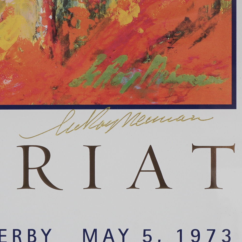 Signed "Secretariat" 35th Anniversary LeRoy Neiman Print | EBTH
