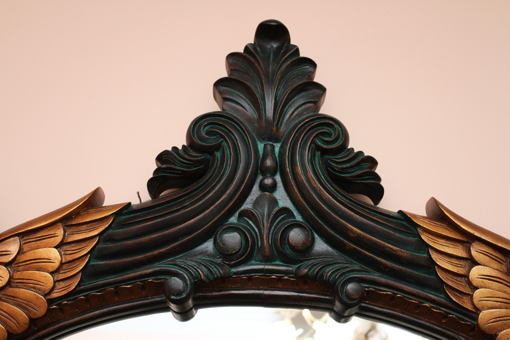 Carved Griffon Head Wall Mirror | Everything But The House