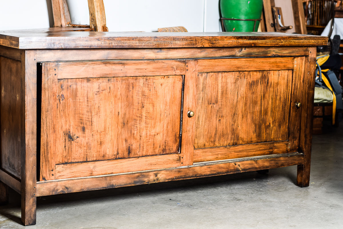 Rustic Solid Wood Credenza | EBTH