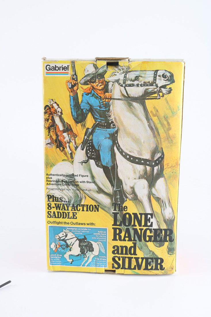 1977 Lone Ranger Action Figure with Horse Silver | EBTH