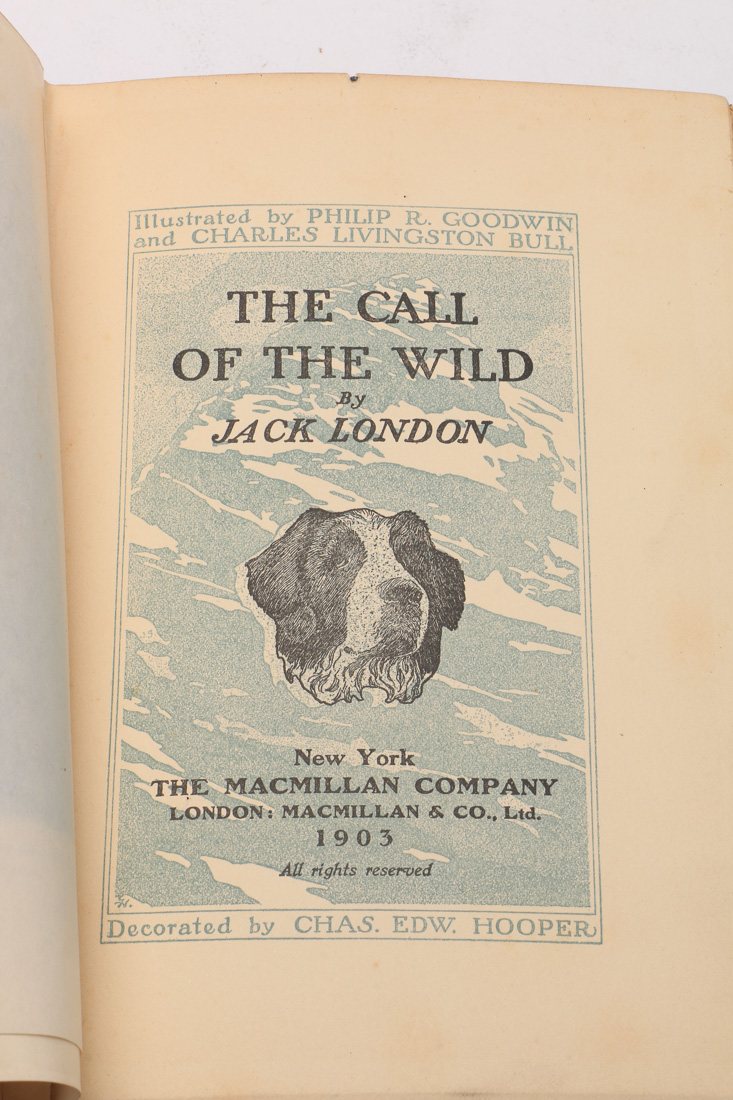 1903 Printing of "The Call of the Wild" by Jack London | EBTH