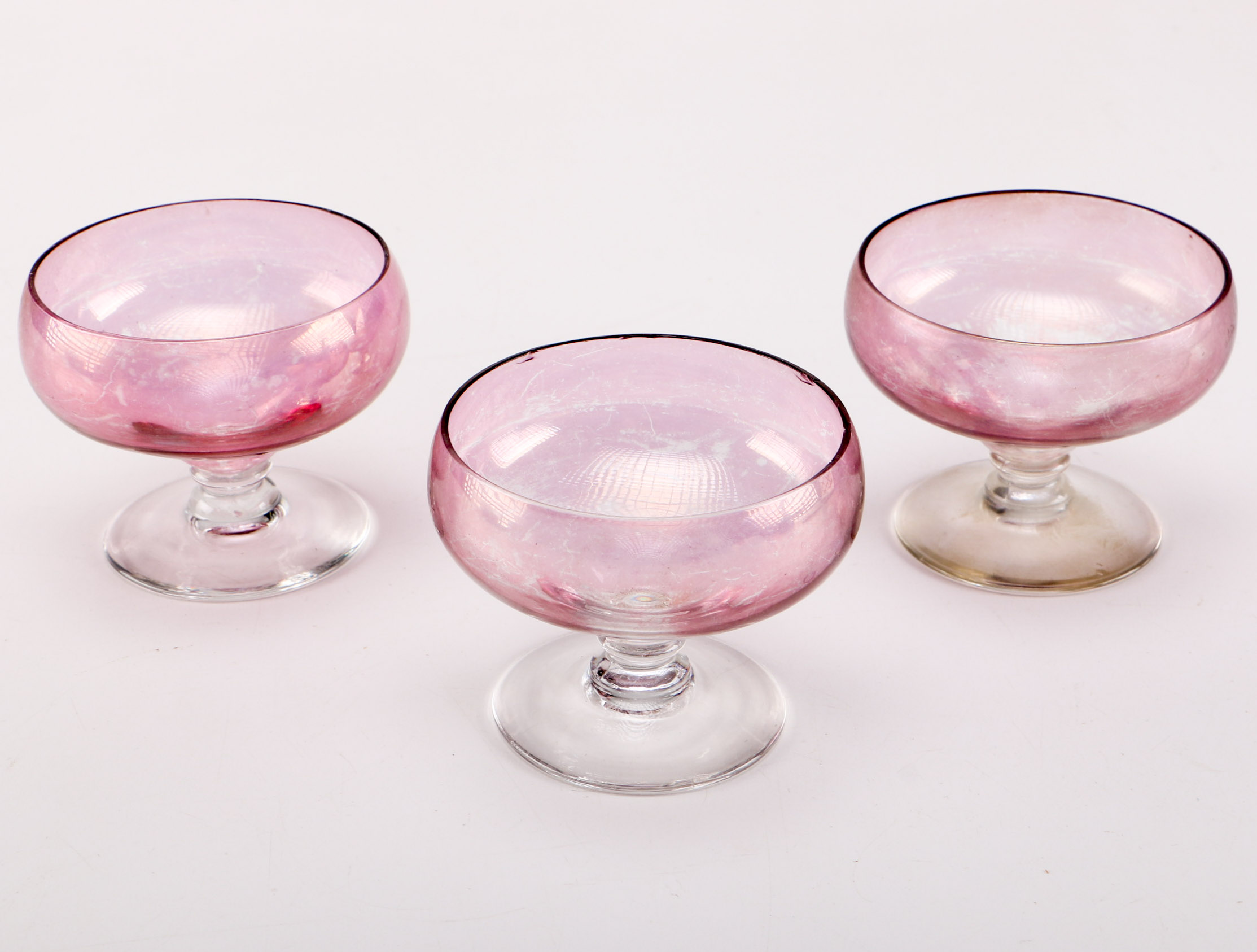 Assortment of Pink and Ruby Tinted Glassware | EBTH
