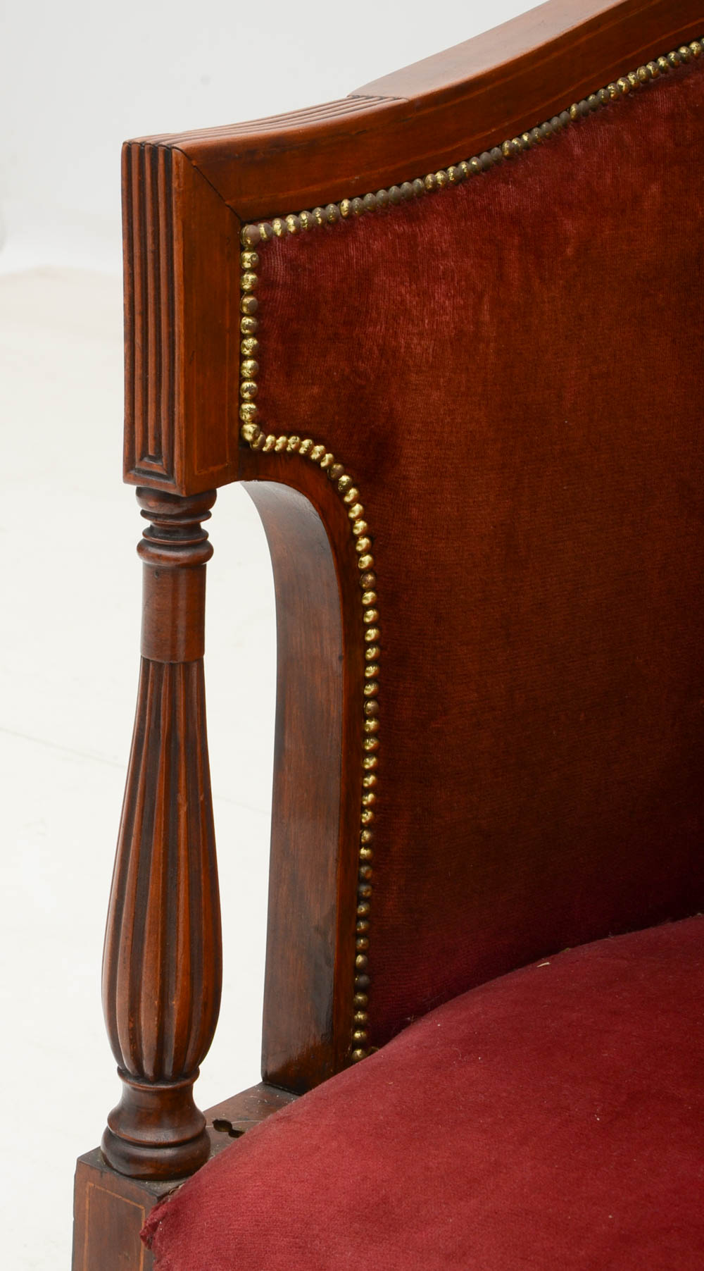 Colonial-Revival Inlaid Settee and Arm Chair | EBTH