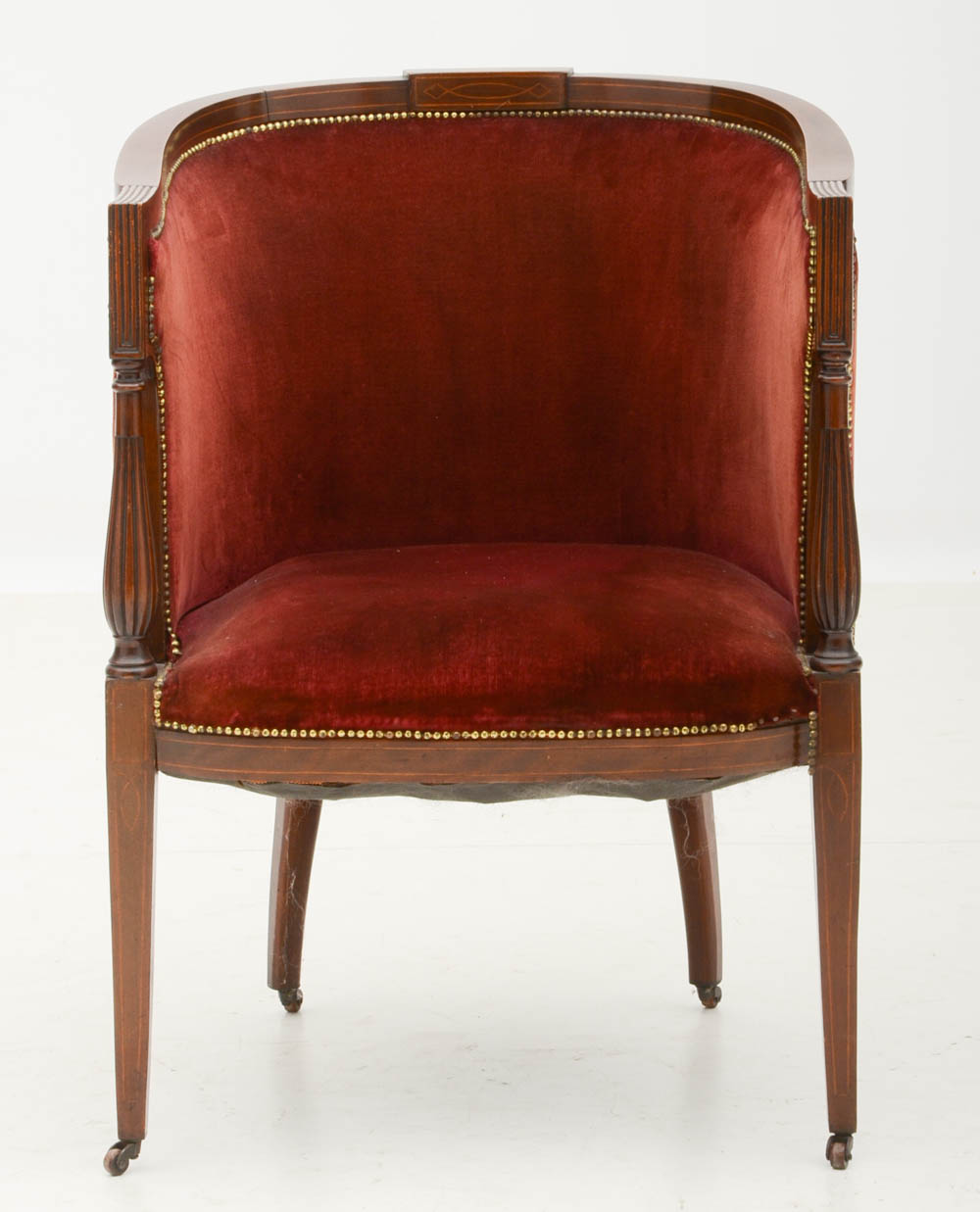 Colonial-Revival Inlaid Settee and Arm Chair | EBTH