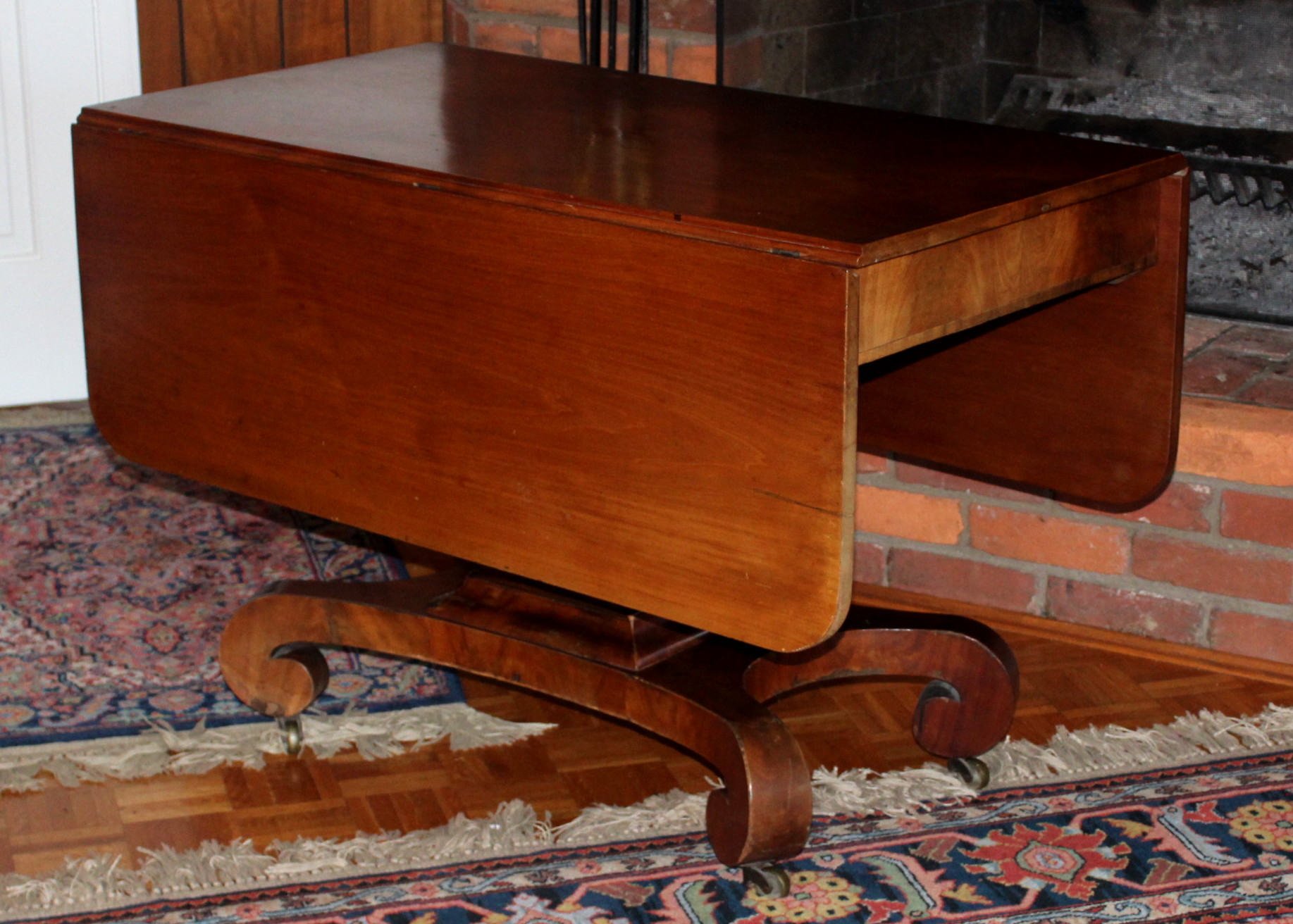 Mid 19th Century Empire Drop Leaf Dining Table | EBTH