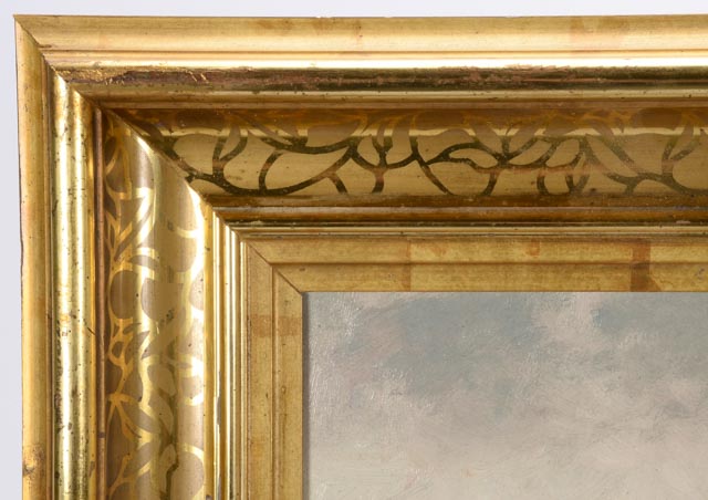 George Albert Frost Antique Original Oil on Canvas "A New England ...