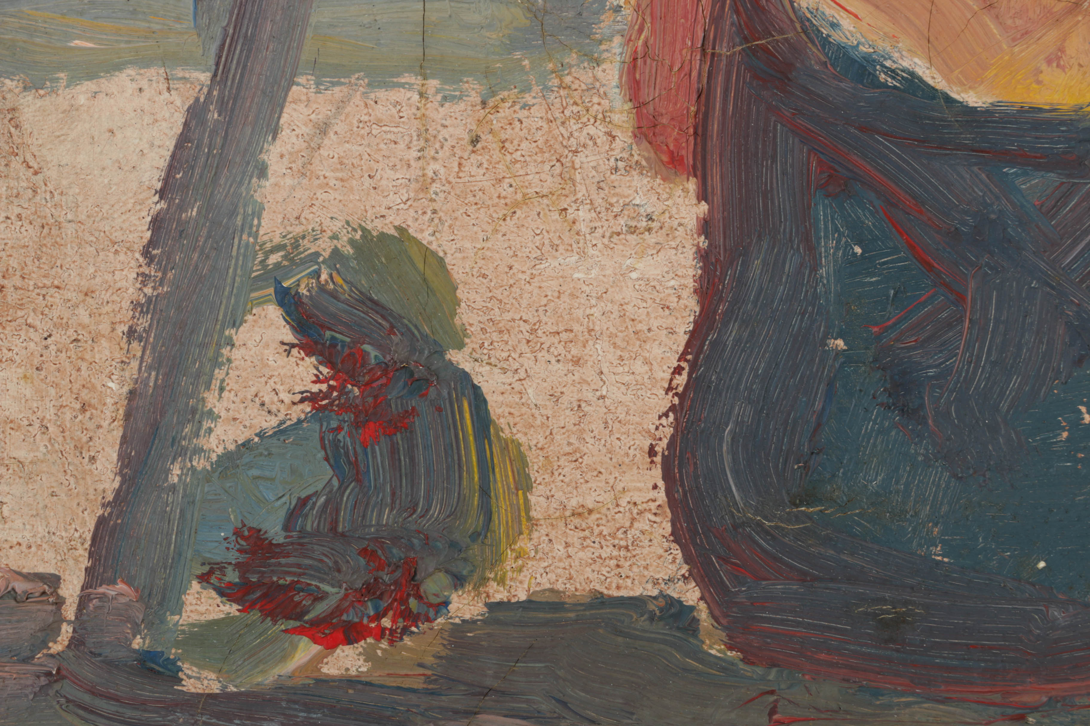 Raul Russo Original Oil Painting on Canvas Beach Scene | EBTH