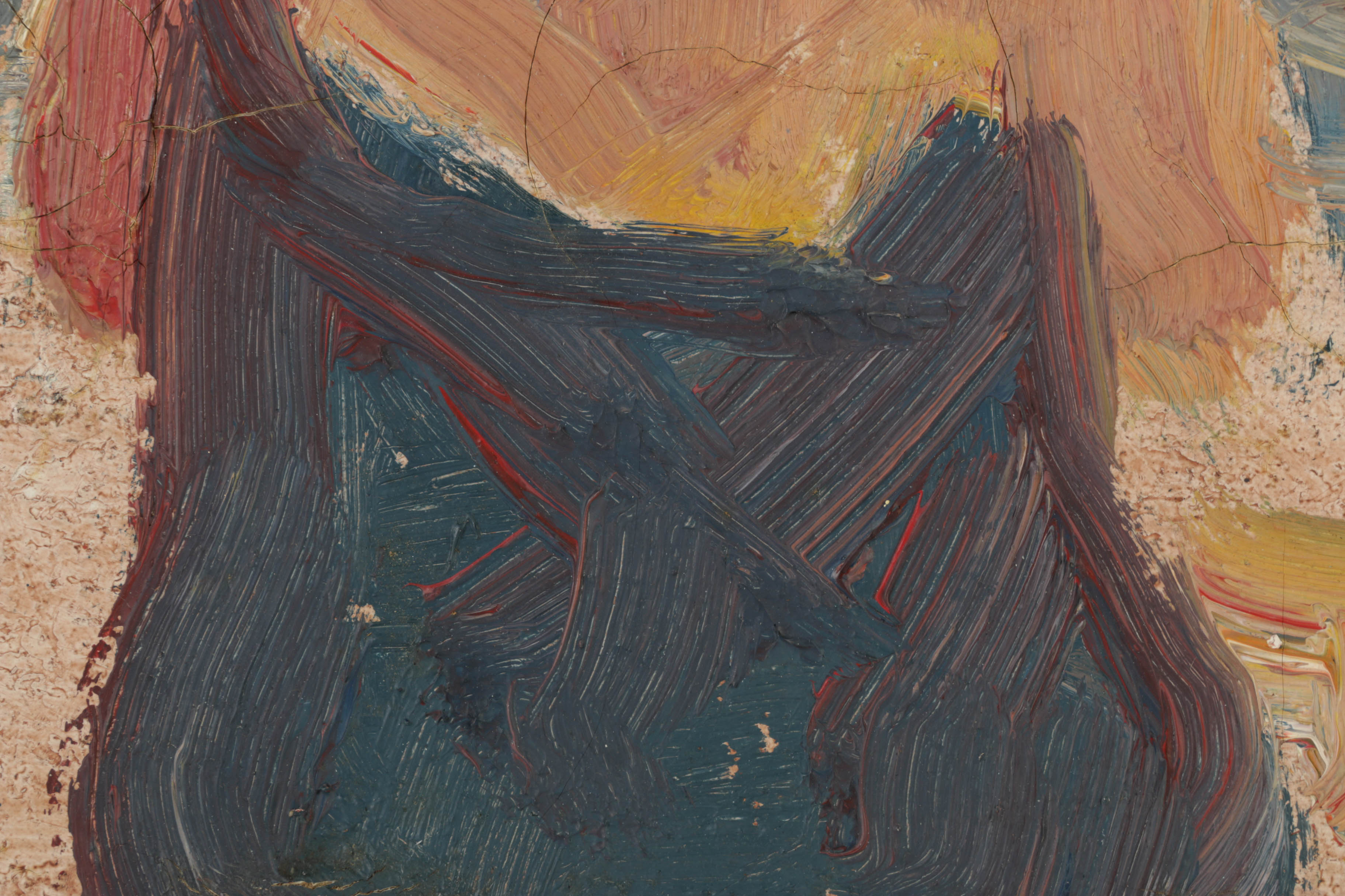 Raul Russo Original Oil Painting on Canvas Beach Scene | EBTH