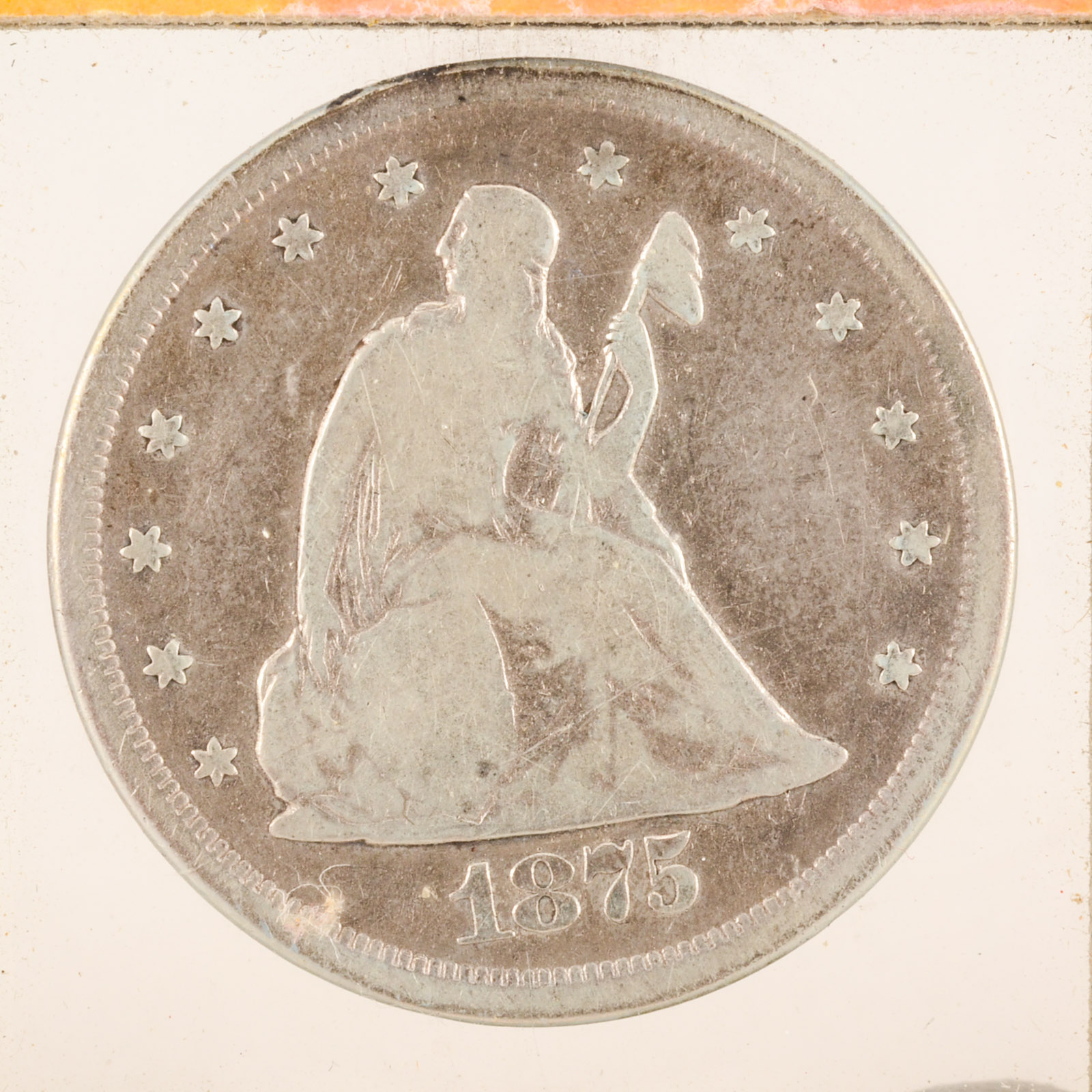Rare 1875 CC Twenty Cent Coin | Everything But The House