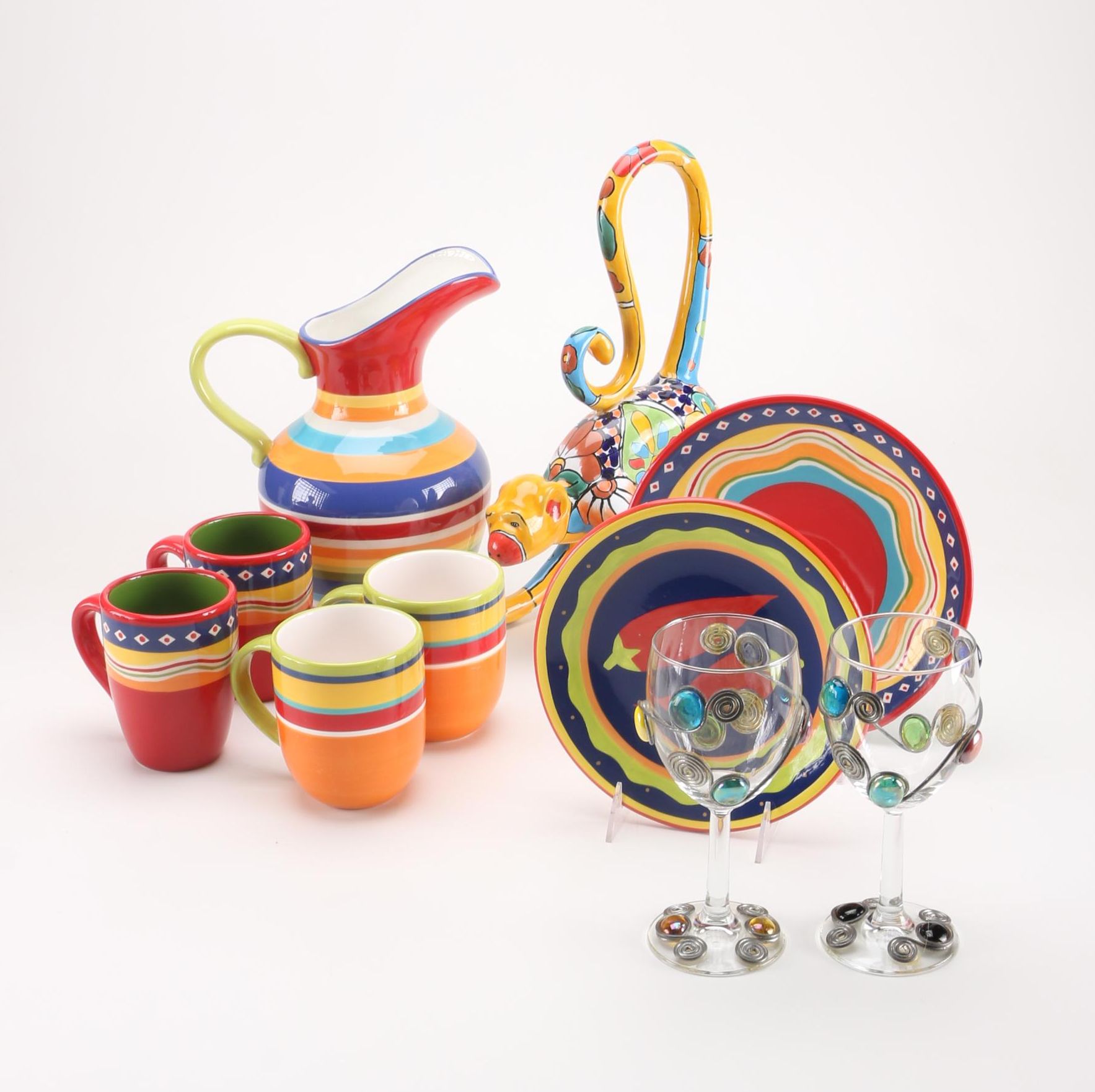 Talavera Monkey and Decorative Kitchenware | EBTH