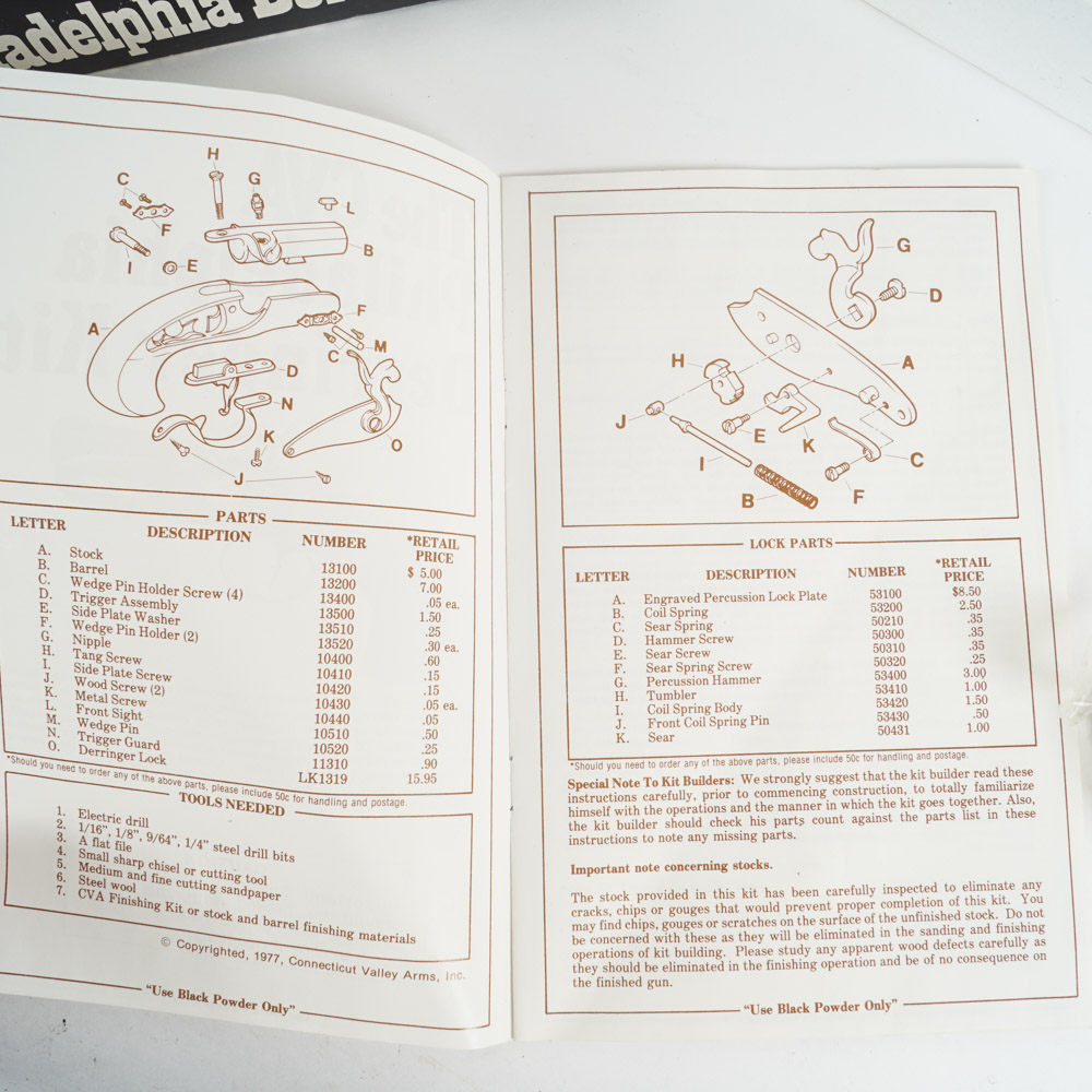 Philadelphia Derringer Pistol Kit | Everything But The House
