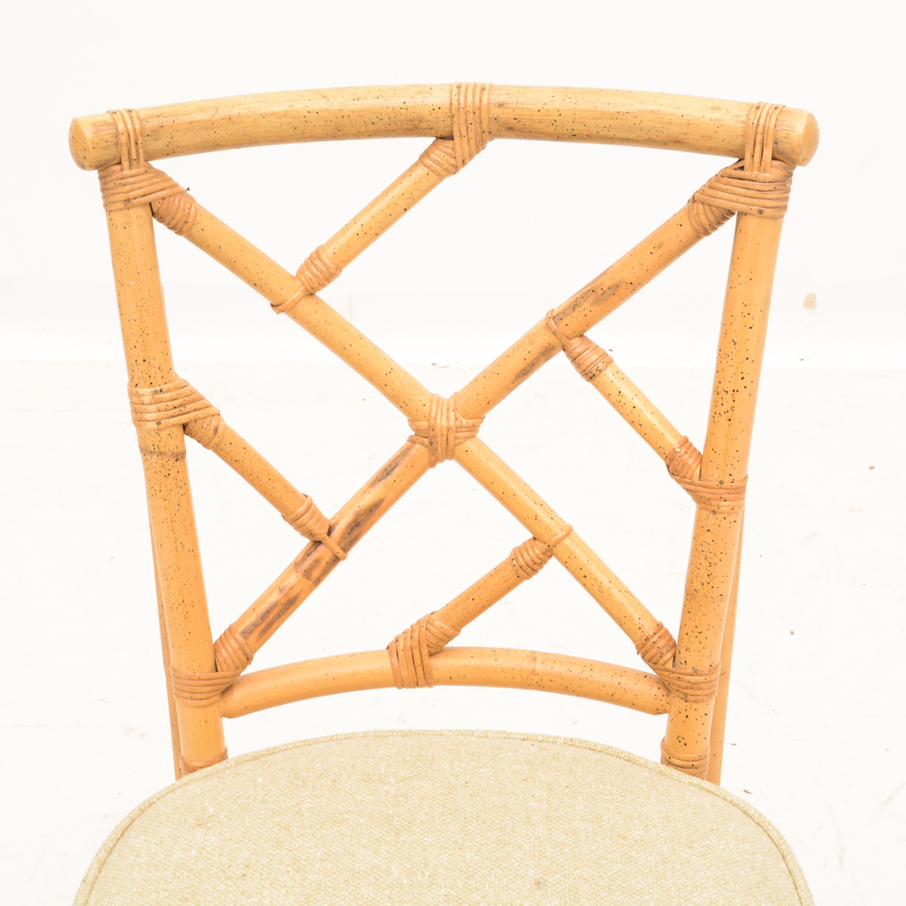 Circular Extendable Rattan Dining Table and Chairs | Everything But The ...